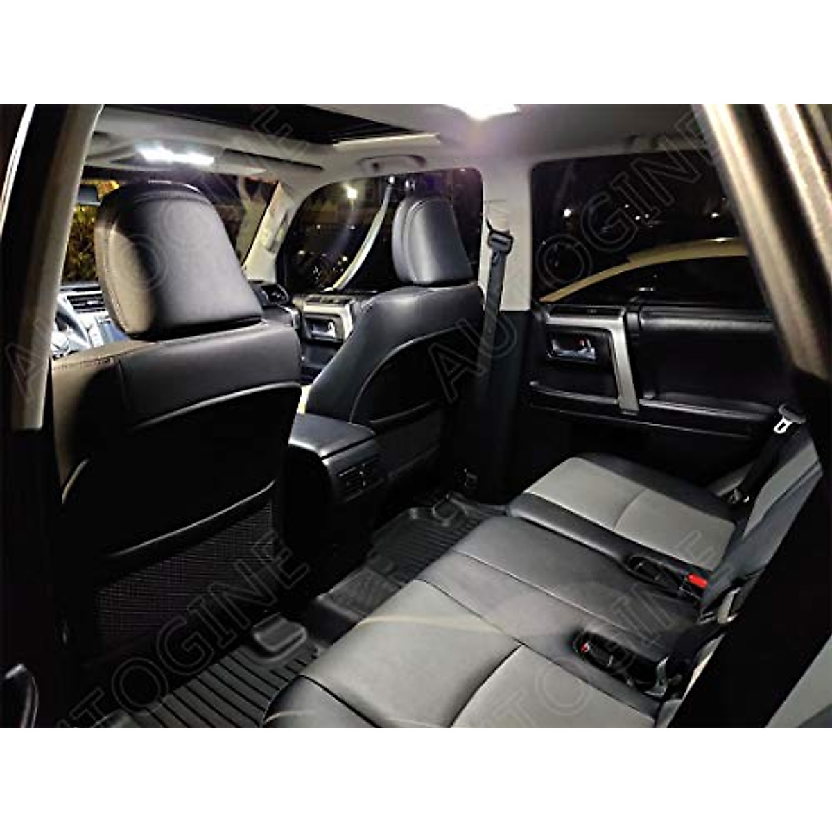 AUTOGINE White LED Interior Lights Kit for Toyota RAV4 2016 2017 2018 2019 2020 2021 Super Bright 6000K Interior LED Lights Bulbs Package + Install Tool