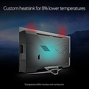 ASUS ROG Swift 41.5” 4K OLED Gaming Monitor (PG42UQ) - UHD (3840 x 2160), 138Hz, 0.1ms, HDMI2.1, True 10 bit, DCI-P3 98%, G-SYNC Compatible, DisplayPort, USB, Console Ready, Remote Control, Anti-Glare