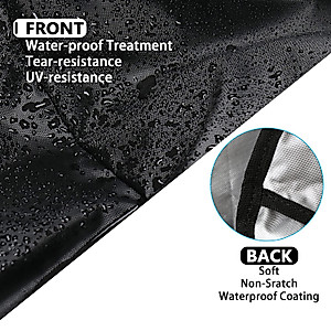 TheElves Lawn Mower Cover,Waterproof Lawnmower Cover Outdoor Heavy Duty Lawn Mower Covers for Push Mower Storage