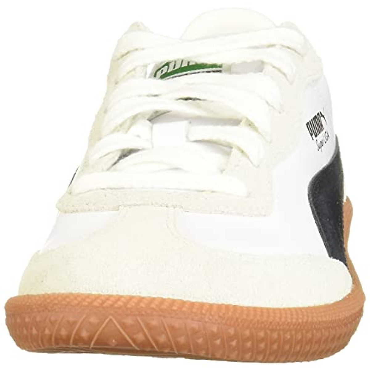 PUMA Mens Super Liga OG Sneaker, PUMA Mens White-PUMA Mens Black-PUMA Mens Team Gold, 9