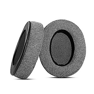 Replacement Earpad Cushions Compatible with Creative Sound BlasterX H6 7.1 USB Gaming Headset Earmuffs Covers Size 105mm X 85mm (Gray)