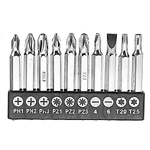 22Pcs HSS Screwdriver Twist Drill Bits Tool Set with Storage Box