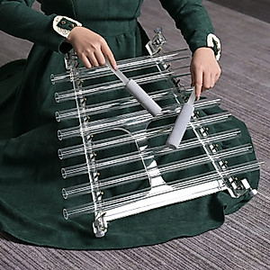 CVNC 440HZ 8 Note CDEFGABC Quartz Crystal Singing Harp Including Free Alumina Carrry Case Healing Musical Instrument For Sound Therapy