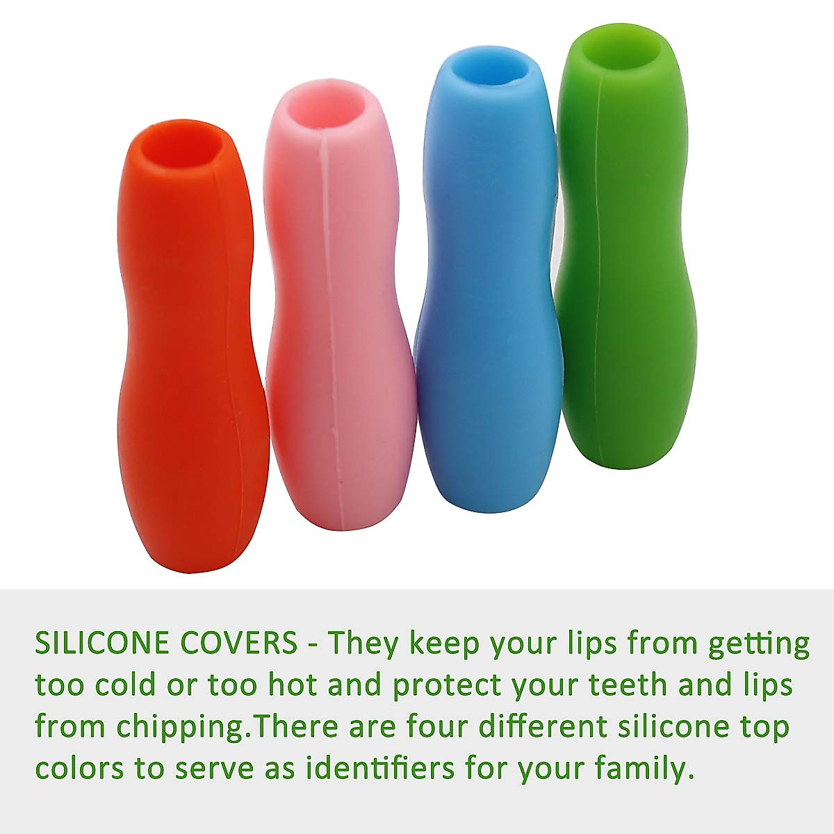 Stainless Steel Drinking Straws with Free Cleaning Brushes,NEBYWOLD Senior Reusable Drinking Food Grade Stainless Steel Straws(4 colors) with 2 Cleaning Brush