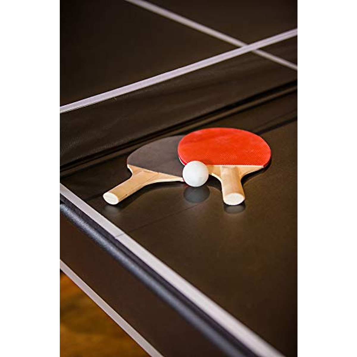 Triumph Sports Phoenix 7’ Billiard Table with Table Tennis Conversion Top for a Game of Pool or an Action-Packed Table Tennis Game