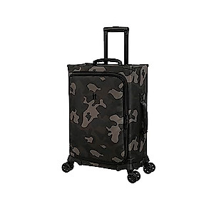 it luggage MaXpace 22" Softside UltraLight Carry-On Spinner, Dark Brown Camo