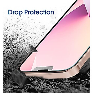 TRM TECH Screen Protector Tempered Glass For Apple iPhone 13 Mini (5.4" Inch), Case Friendly, Easy Installation, Anti-Scratch, Bubble-Free, 9H Hardness, Clear, Retail Box - (3-Pack)
