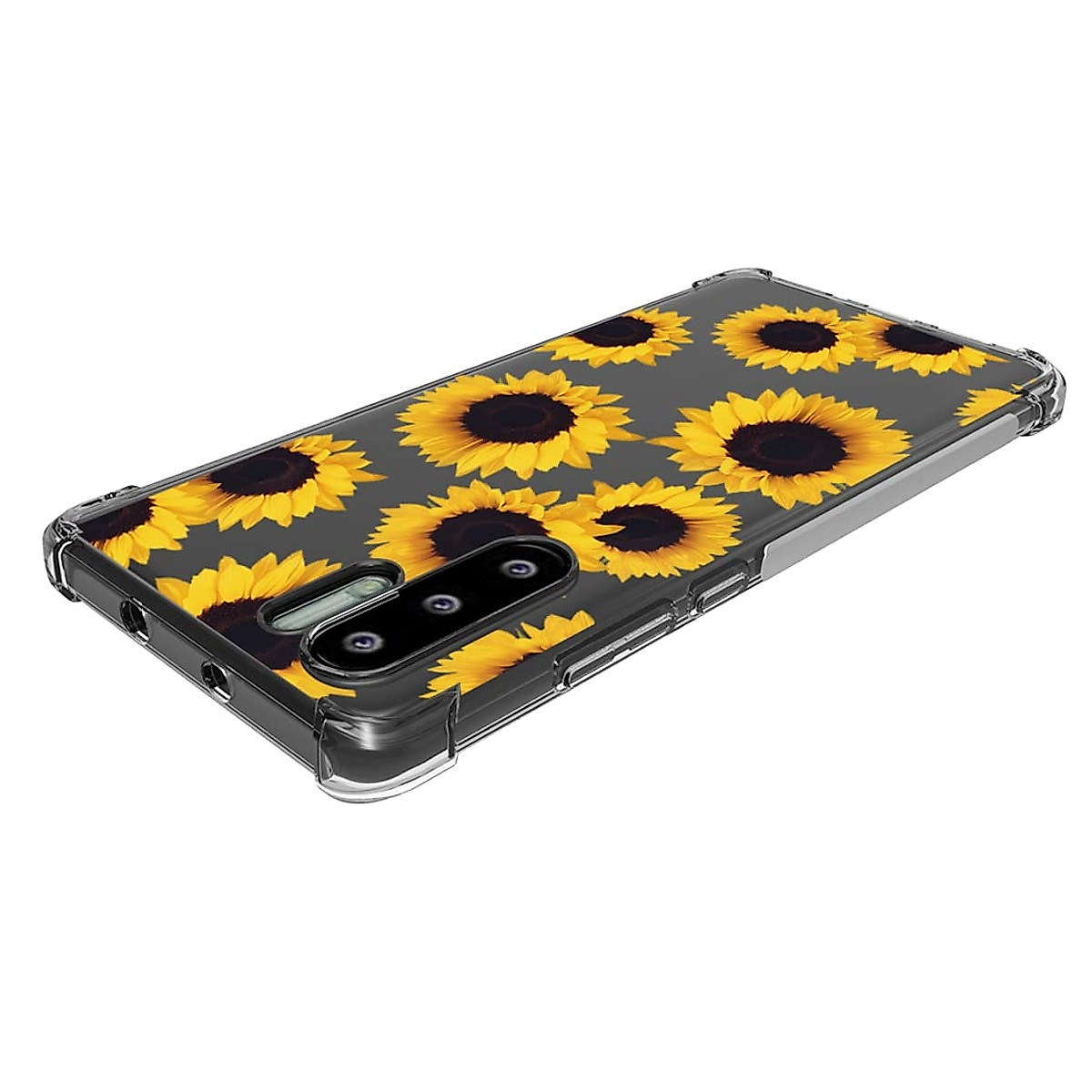 Zoeirc Case for Huawei P30 Pro VOG-L29 VOG-L04 Clear Case for Girls Women, Soft TPU Shockproof Protective Transparent Case Cover for Huawei P30 Pro (Sunflower)