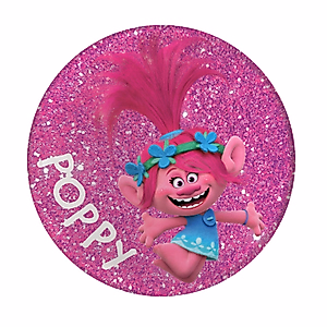 Trolls Blanket | Trolls Band Together Fleece Blanket | Trolls Throw Blanket | Soft Fleece Blanket | 45 x 60 Inches | Includes 2 Collectible Buttons | Officially Licensed