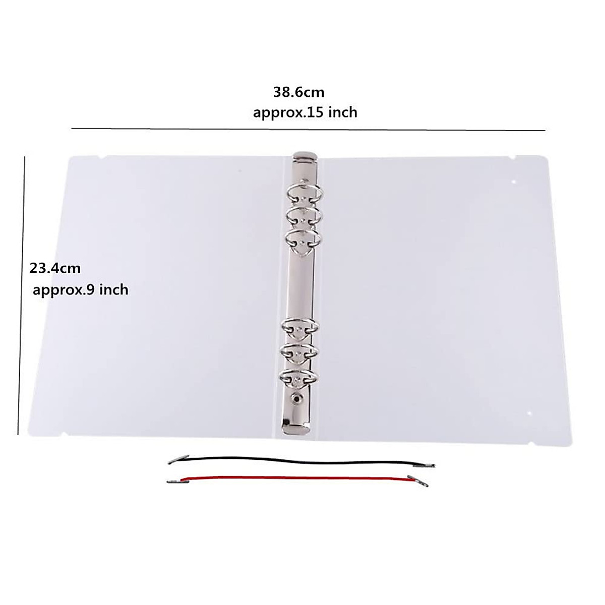 Arbuya Cutting Dies Storage Binders Stencil Storage Folders Scrapbooking Cutting Die Organizer Sticker Storage Transparent Bags (Folder Including 10pages)