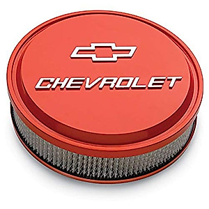 Proform 141-831 - Slant Edge Bowtie Air Cleaner, Chevy Orange