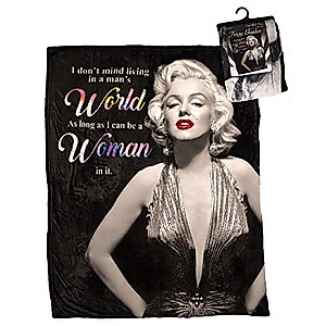 Midsouth Products Norma Jeane as Marilyn Throw Blanket 50" X 60" Women's World