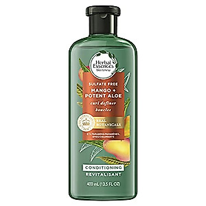 Herbal Essences Bio: Renew Potent Aloe + Mango Conditioner for Curly Hair 13.5 Fl Oz, 5.523 Fl Oz