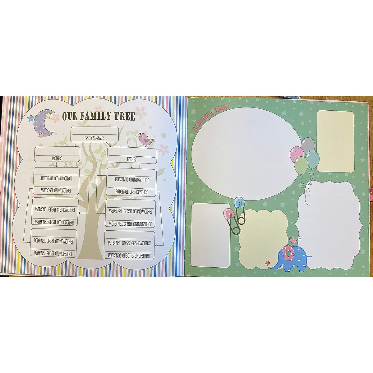 Baby's My First Year Record Log Book to Commemorate Birth Through Their First Year on Earth - Blue