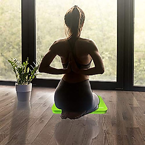 Sleek Garden Premium Thick Kneeling Pads Bath Floor Kneeler for Baby, Knee Pad Cushion for Pool | Thickest, Most Comfortable Foam Mat Kneeler for Yoga & Exercise,Waterproof (12.5"x17.8"x2, Green)