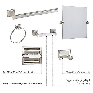 Design House 533059 Millbridge Bath Accessories, Robe Hook, Polished Chrome