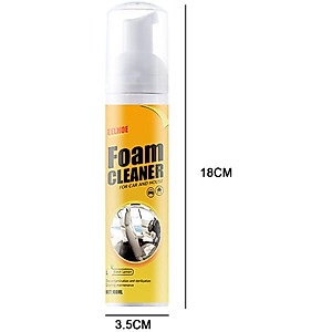 Dragon Honor 2PCS Multipurpose Foam Cleaner Spray,All-Purpose Household Cleaners for Car and Kitchen, Leather Decontamination,Suitable for Car House and Kitchen (100ML)