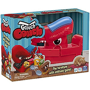 Grouch Couch, Furniture with Attitude Popular Funny Fast-Paced Board Game with Sounds, for Families and Kids Ages 5 and up