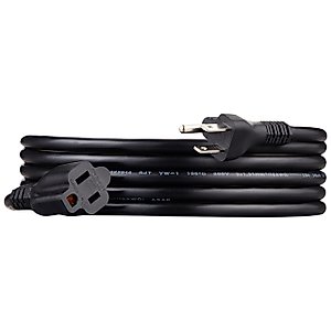 Amazon Basics Extension Cord, 13 Amps, 125V, 10 Foot, Black
