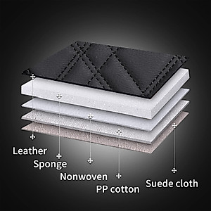 LUCKYMAN CLUB Tacoma Seat Covers, Fit for 2016-2023 Tacoma Crew Double Access Cab SR SR5 TRD Sport TRD Off-Road TRD PRO Limited with Water Proof Faux Leather(Front Pair 2016-2023, Black 2pcs)