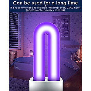 PACETAP 7W 41050 Replacement Bulbs for Dynatrap DT1050 DT1100 DT1210 DT1250 DT1260, 1/2 Acre Replacement Bulb U Shape Replacement Bulbs Light for DynaTrap (4 Pack)