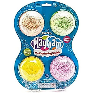 Educational Insights Playfoam Sparkle 4-Pack, Fidget, Sensory Toy, Ages 3+