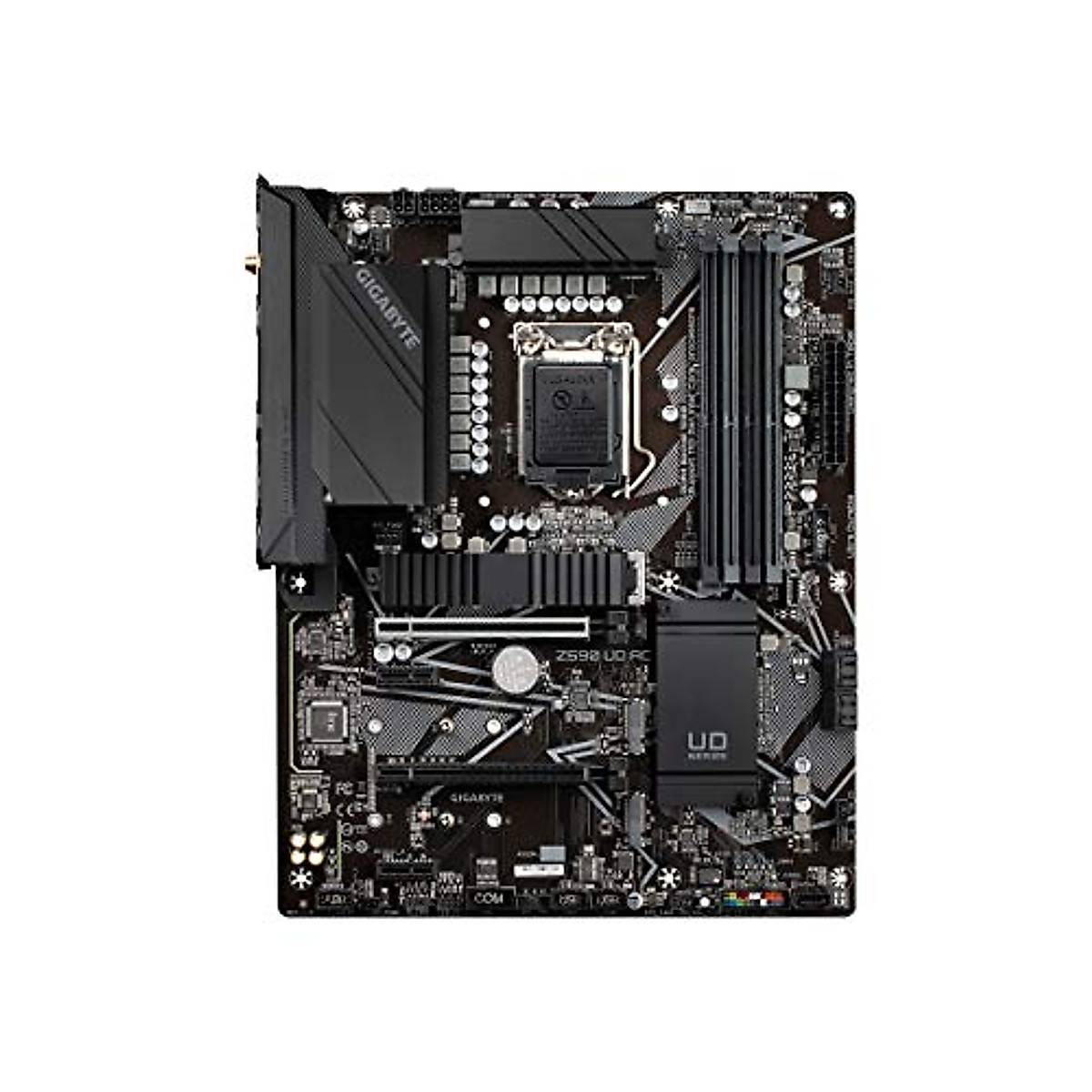 GIGABYTE Z590 UD AC (LGA 1200/ Intel Z590/ ATX/Triple M.2/ PCIe 4.0/ USB 3.2 Gen 2/ Intel Wireless-AC/ 2.5GbE LAN/Motherboard)