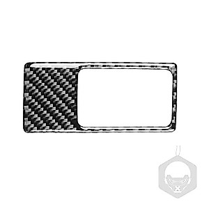 RRX Car Driver Side Dash Board Switch i Stop Button Panel Cover Sticker Decoration Carbon Fiber Interior Accessories for Mazda MX 5 Miata ND Roadster 2016 2021 CX 4 CX 5 for Mazda 3 Atenza Axela (CF)