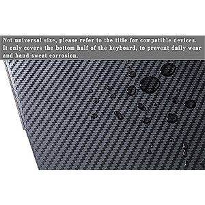 Puccy 2 Pack Keyboard TouchPad Film Protector, Compatible with IO Data I O LCD-CF161XDB-M 15.6" Black Carbon TPU Trackpad Guard Cover Skin (Not Tempered Glass Screen Protectors) New Version