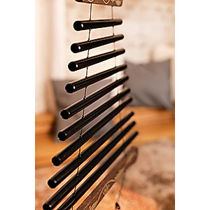 Meinl Sonic Energy Meditation Flow Chimes for Relaxing Sound Healing with Mallet and Bag, Black (MFC10EMIBK)