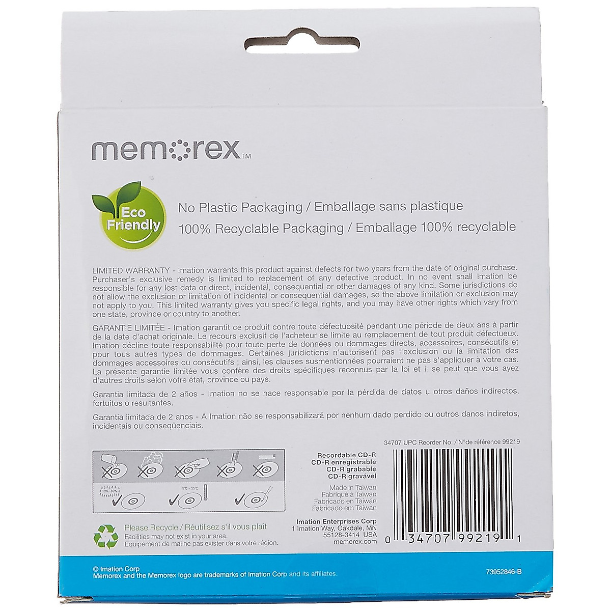 Memorex Value Added 700MB/ 80 Minute 52X CD-R 10 Pack (32020033356)
