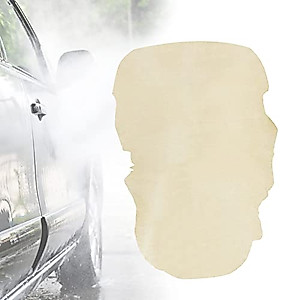 Car Natural Chamois Cleaning Cloth, Real Leather Super Absorbent Fast Drying Car Wash Cloth Accessory for Auto and Precision Instrument