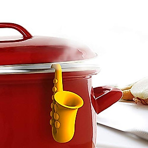 XYG Spill-Proof Steam Releaser Pot Lid Holders,Silicone Lid Lifters for Pots and Saucepan,Boil Over Stopper,Kitchen Gadgets for Cooking (3)