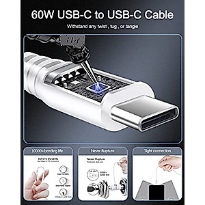 30w USB C Charger for Amazon New Kindle Fire HD 9-12th Gen Tablet, 2019/2020/2021/2022, Fire Paperwhite Kids Signature Edition, USBC Block 30 Watts + USB-C to USB-C Cable 6 feet (Not for Older Kindle)