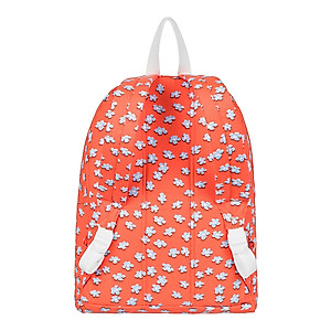 Roxy Women's Sugar Baby Canvas Backpack, Tiger Lily Flower Rain, One Size