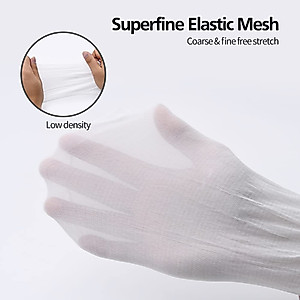 AYQWE 100 Pack Pool Skimmer Socks, Pool Saver Socks Net for Skimmer Basket, Ultra fine Mesh Screen Liner Skimmers Cleans Debris and Leaves for Swimming Pool Basket