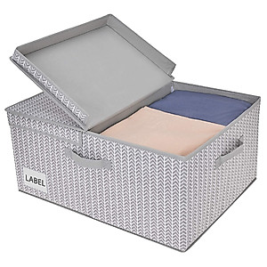GRANNY SAYS Bundle of 3-Pack Closet Storage Cubes & 1-Pack Extra Large Rectangle Storage Bin