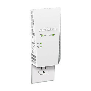 NETGEAR WiFi Mesh Range Extender EX6250 - Coverage up to 2000 sq.ft. and 32 devices with AC1750 Dual Band Wireless Signal Booster & Repeater (up to 1750Mbps speed), plus Mesh Smart Roaming
