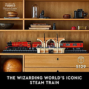 LEGO Harry Potter Hogwarts Express – Collectors' Edition, Iconic Replica Model Steam Train from The Films, Collectible Memorabilia Set for Adults, Celebrate Harry Potter Birthday, 76405