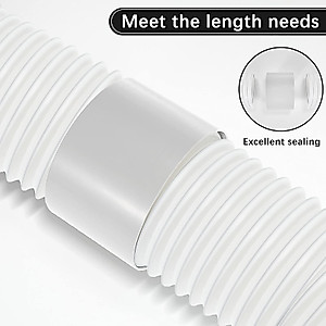 5 Inch Portable Air Conditioner Exhaust Hose Coupler Connector Exhaust Tube Connector Conditioner Round Air Exhaust Tube for Portable Air Conditioner