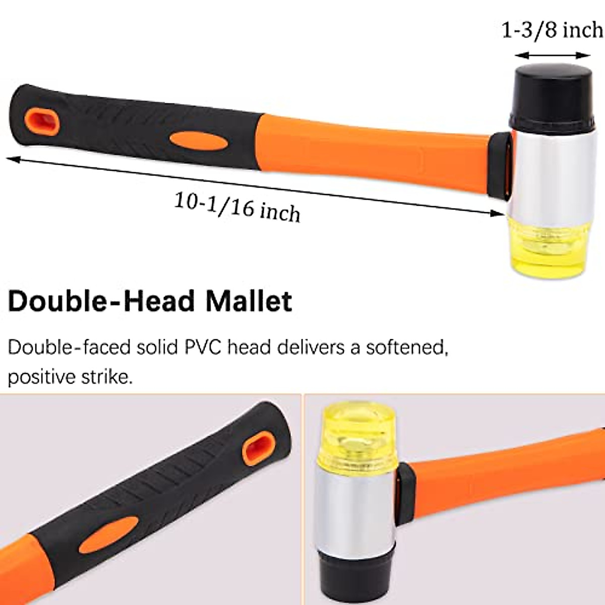 Laminate Flooring Tools Installation Kit, Vinyl Plank Flooring Installation Kit,Vinyl Flooring Tools Kit Included Handle Mallet, Pull Bar,Tapping Block and 40pc Spacers