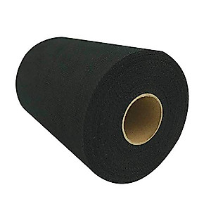 Black Tulle Spool 6 Inch x 100 Yards for Tulle Decoration