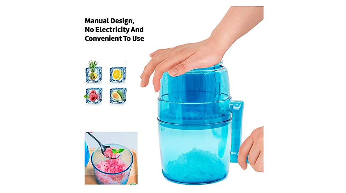 Portable Hand Crank Ice Crusher for Refreshing Summer