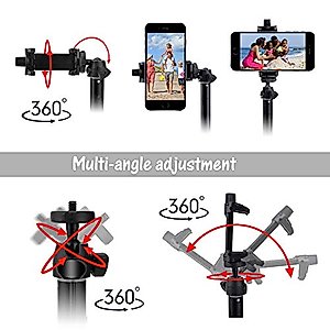Selfie Stick, Professional Selfie Stick Tripod, 40-inch Extendable Selfie Stick with Wireless Remote and Tripod Stand for iPhone 14 13 12 11 pro Xs Max Xr X 8 7 6 Plus, Android Samsung Smartphone