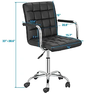 JTSQ Office 360°Swivel Chairs with Wheels Gaming Chair Office Chair Gaming Desk Computer Chair High Chair Home Office Desk Chairs Office Chairs Home Office Office Furniture Swivel Chair