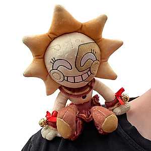 Youtooz FNAF Sun Plush Shoulder Rider 6" inch, Collectible Soft Magnetic Sun Shoulder Rider Plushie from Five Night's at Freddys By Youtooz FNAF Plush Collection