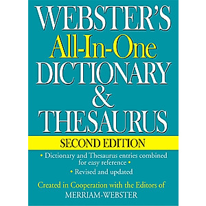 Webster's All-In-One Dictionary & Thesaurus, Second Edition