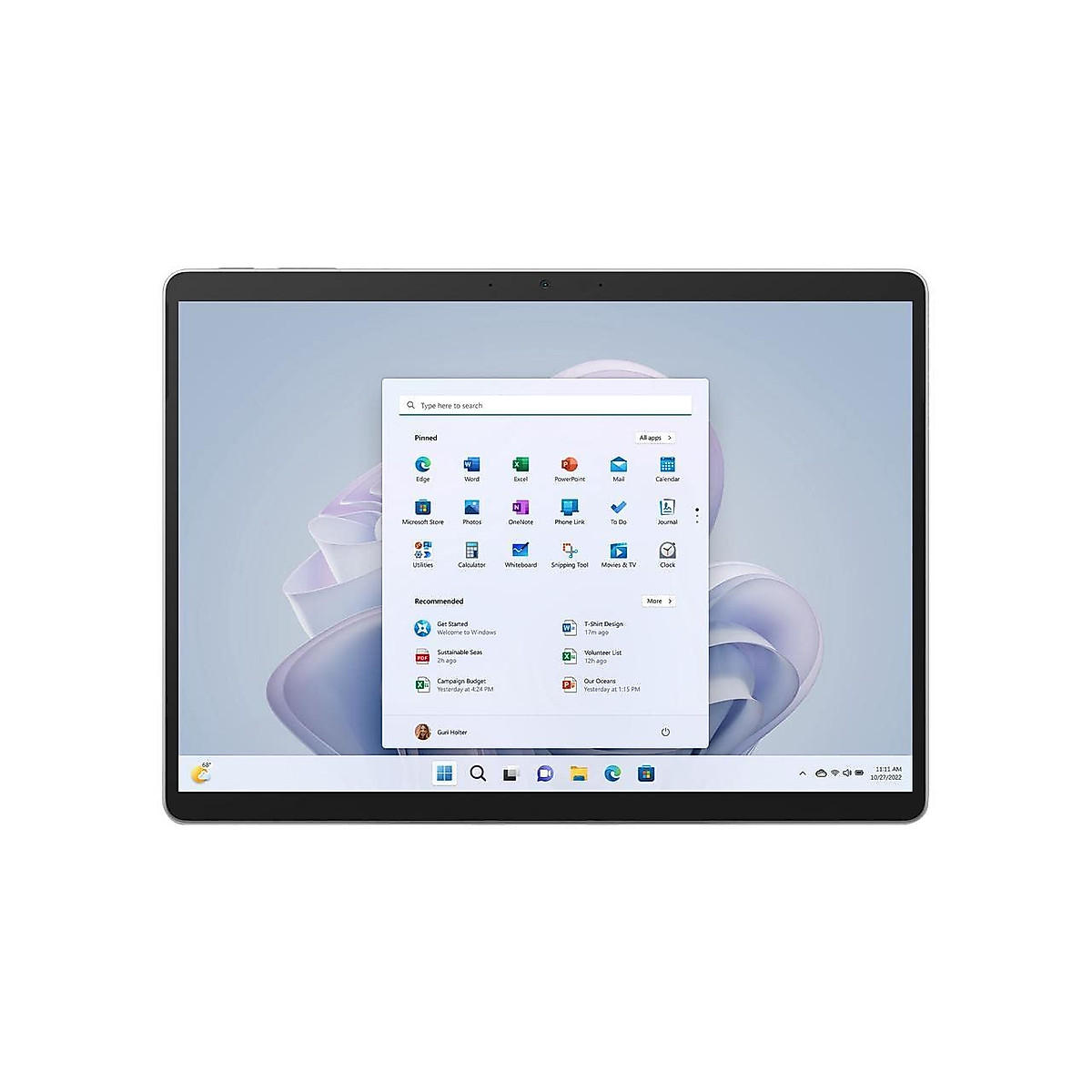 Microsoft Surface Pro 9 Tablet - 13" - Core i7 12th Gen i7-1265U Deca-core (10 Core) 1.80 GHz - 32 GB RAM - 1 TB SSD - Windows 10 Pro - Platinum