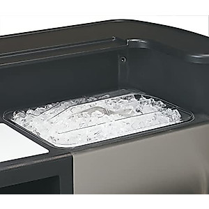 Carlisle FoodService Products Maximizer Portable Travel Bar Table with Locking Casters for Catering, Buffets, Restaurants, Ldpe, 56 X 26.5 X 48.5 Inches, Black