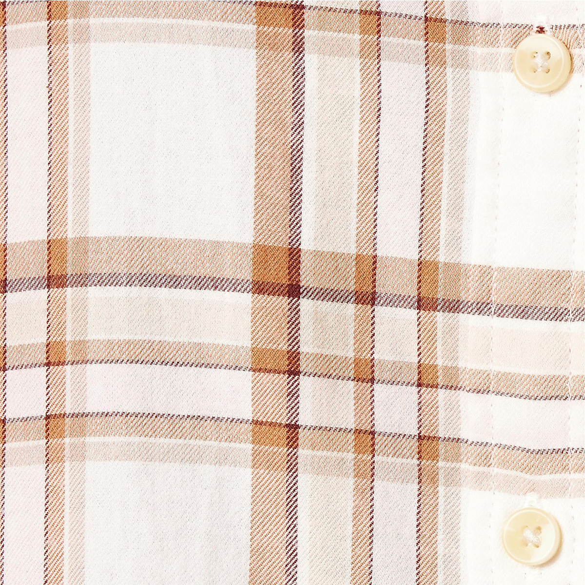 Amazon Essentials Women's Classic-Fit Long-Sleeve Lightweight Plaid Flannel Shirt, Black White Large Plaid, Medium